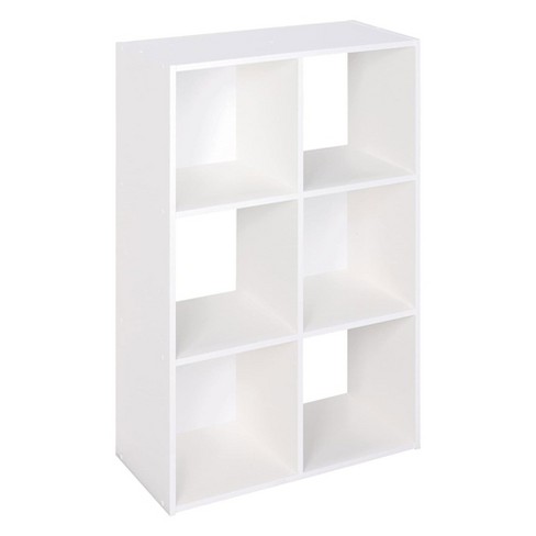 Closetmaid 899600 Decorative Home Stackable 6 Cube Cubeicals Organizer ...