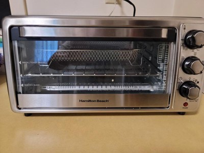 Hamilton Beach Sure-crisp Air Fryer Toaster Oven Black - 31418 : Target