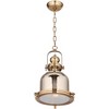 Possini Euro Design Elida Brass Mini Pendant Light 11" Wide Modern ...