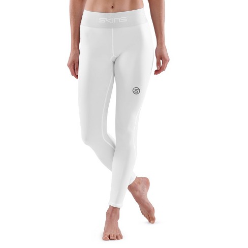 Skins Series-1 Women's 7/8 Compression Leggings White Large : Target