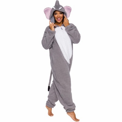 Funziez! High Pile Fleece Elephant Slim Fit Adult Unisex Novelty Union ...