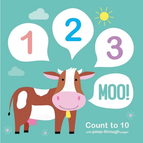 123 Moo! - By Igloobooks (board Book) : Target