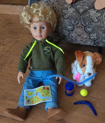 Our Generation Elliot 18" Boy Doll & Pet Set : Target