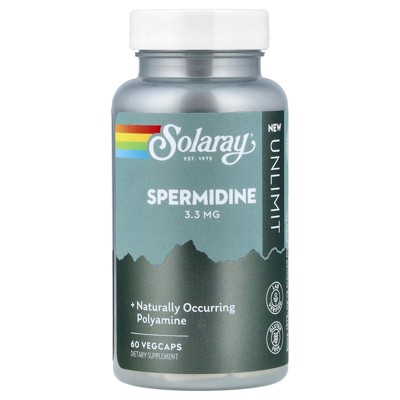 Solaray Unlimit, Spermidine, 3.3 mg, 60 VegCaps : Target