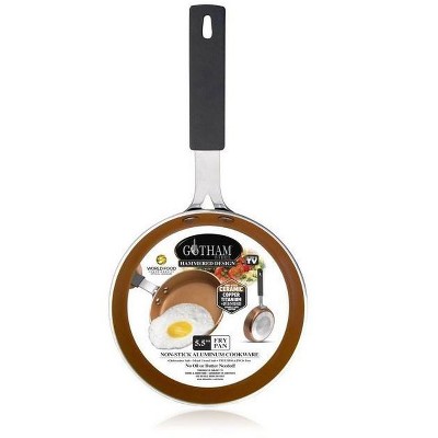 Gotham Steel Hammered 12'' Fry Nonstick Fry Pan With Lid : Target
