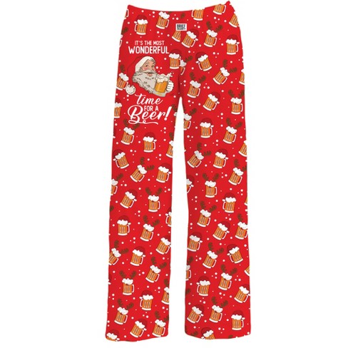 Collections Etc It's The Most Wonderful Time For A Beer Lounge Pants ...