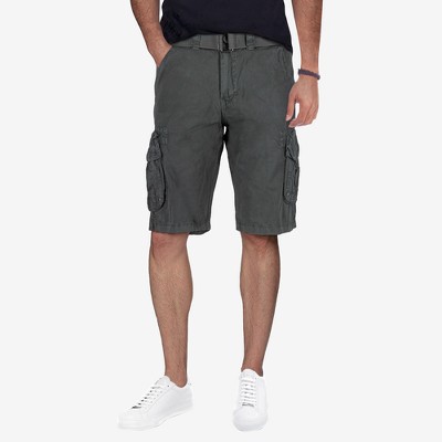 Raw X Men's 12.5" Classic Fit Cargo Shorts In Grey Size 34 : Target