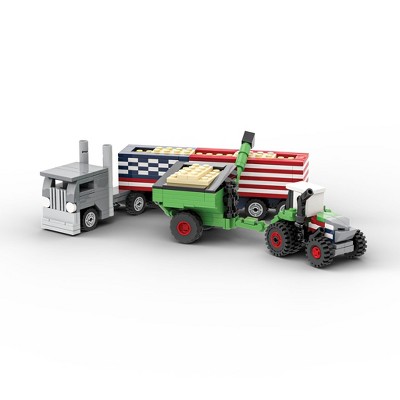 Fendt 250th USA Anniversary Brick Model Hauling Set, Brick Ag Nanofarm ...