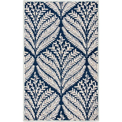 Capri Cpr217 Hand Tufted Area Rug - Ivory/blue - 3'x5' - Safavieh. : Target