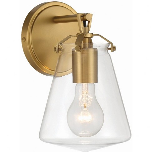 Crystorama Lighting Voss 1 - Light Sconce In Luxe Gold : Target
