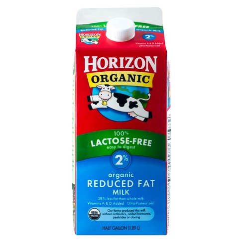 Horizon Organic Lactose-Free 2% Milk - 0.5gal : Target