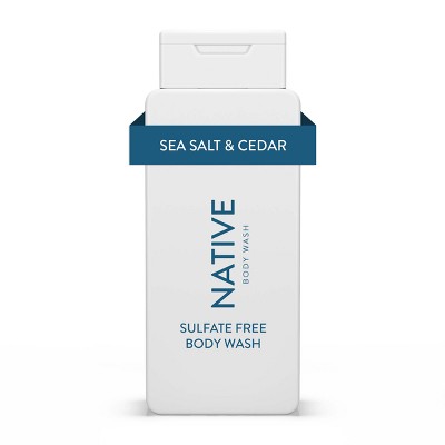 Native Body Wash - Sea Salt & Cedar - Sulfate Free - 18 Fl Oz : Target