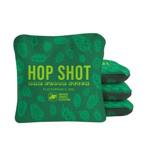 Hop Shot Synergy Pro Green Cornhole Bags (set Of 4) : Target