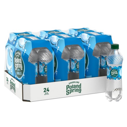 Poland Spring Simply Bubbles Sparkling Water - 24pk/0.5l Bottles : Target