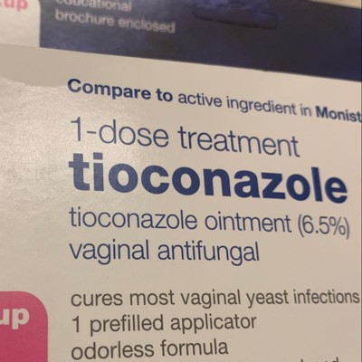 Tioconazole Anti-fungal Cream - 1 Day Treatment - 0.16oz - Up & Up ...