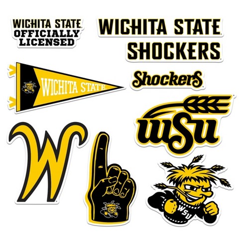 Wichita State University 8ct Vinyl Large Deluxe Stickers Variety Pack ...