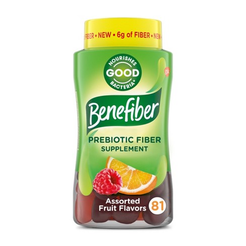 Benefiber Prebiotic Fiber Gummies - 81ct : Target