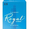 Rico Royal Eb Clarinet Reeds, Box Of 10 Strength 2.5 : Target