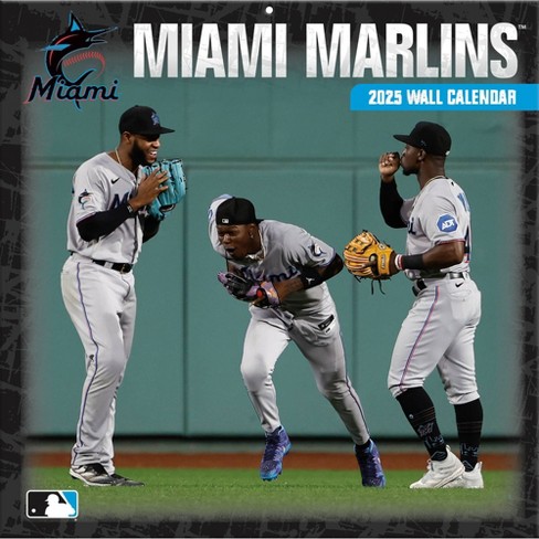 Mlb Miami Marlins 2025 12"x12" Team Wall Calendar : Target