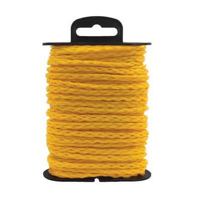 Koch 5/32 In. D X 45 Ft. L Yellow Hollow Braided Polypropylene Rope ...
