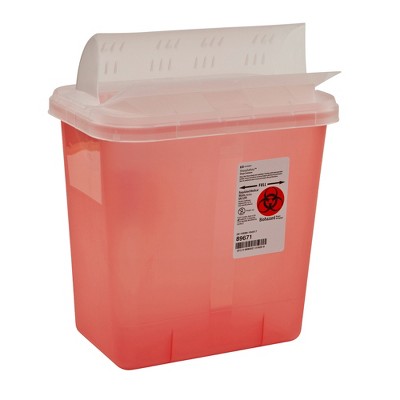 Sharpsafety Sharps Container 2 Gal. Horizontal Entry : Target