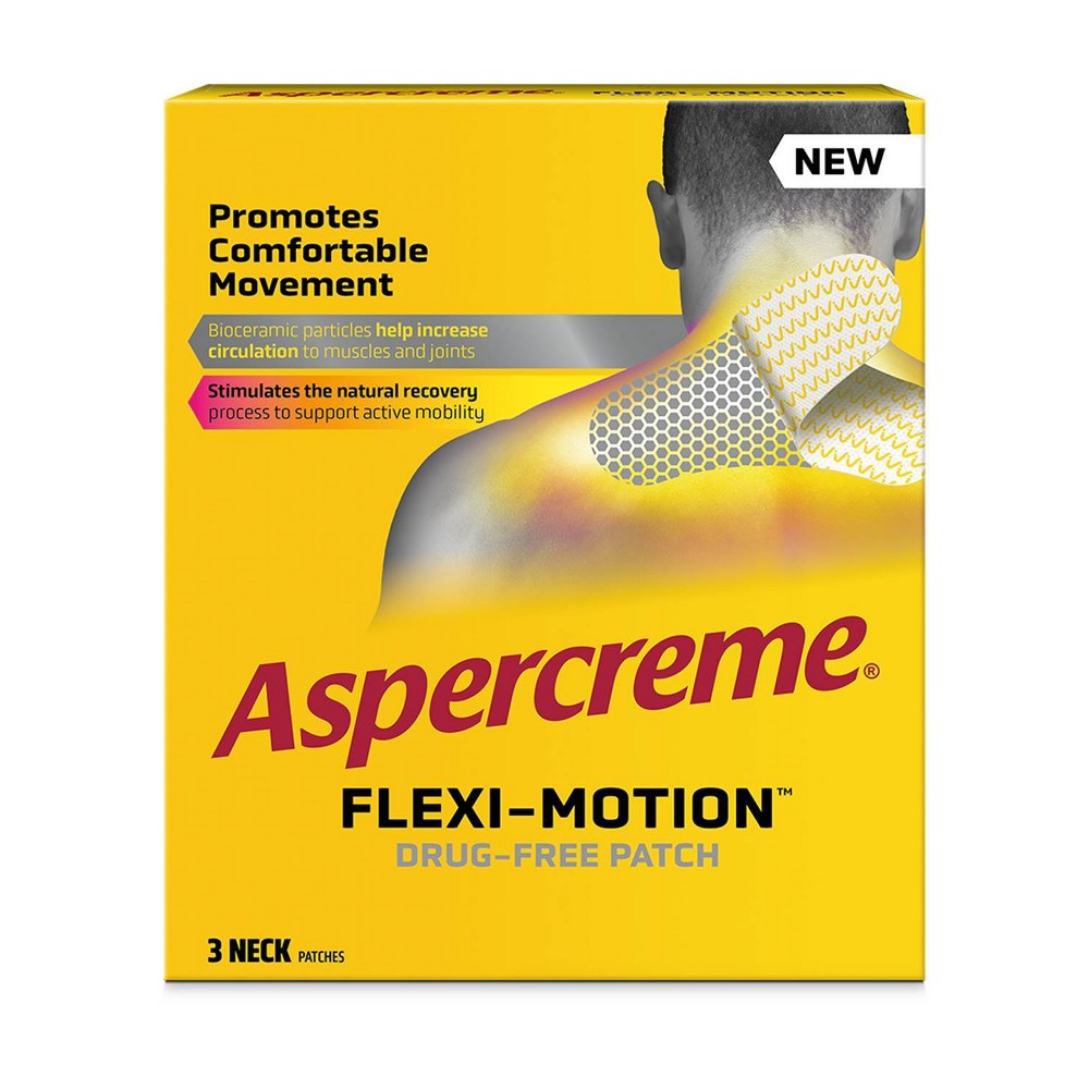 UPC 041167057919 - Aspercreme Flexi-Motion Drug Free Neck Patches - 3ct ...