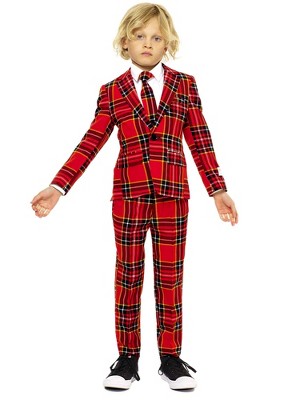 Opposuits Teen Boys Suit - The Lumberjack - Red - Size: 14 : Target