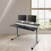 Stand Up Desk Store Crank Adjustable Two Tier Standing Desk With Heavy ...