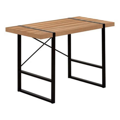 Monarch Specialties 48 Computer Desk in Brown Black