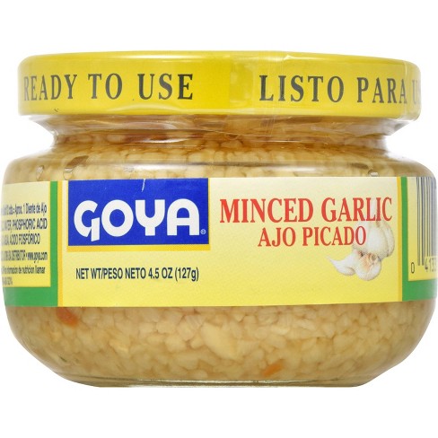 Goya Minced Garlic 4.5oz : Target