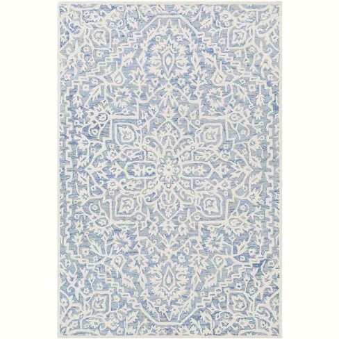 Mark & Day Normanton 5'x7'6" Rectangle Tufted Indoor Area Rugs Ice Blue ...