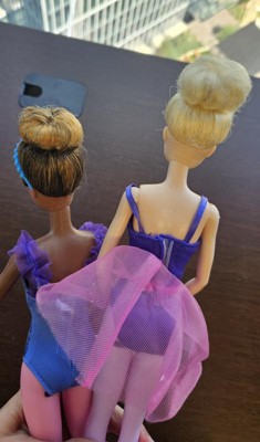 Barbie 12.7" Ballet Room Set With 2 Ballerina Fashion Dolls & Dance ...
