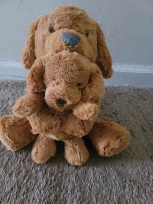 Brown Dog Plush Animal With Mini Plush - Cloud Island™ : Target
