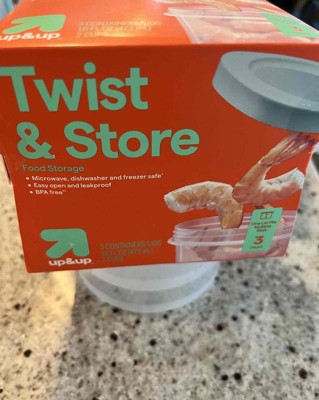 Twist & Store Food Storage Containers - 16 Fl Oz/3ct - Up&up™ : Target