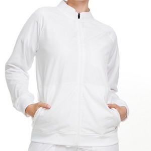 HEAL+WEAR Women’s Zip-Up Scrub Jacket – Clinical Workwear with Ribbed ...