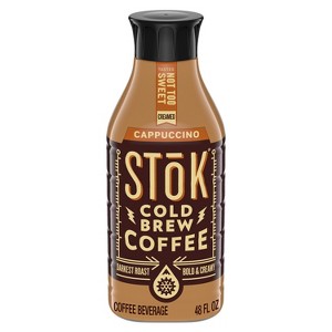 Stok Cold Brew Cappuccino - 48oz : Target
