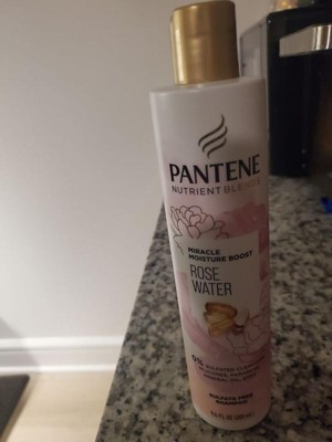 Pantene Nutrient Blends Sulfate Free Miracle Moisture Rose Water ...