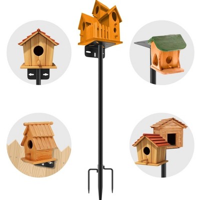80-Inch Adjustable Heavy-Duty Bird Feeder Pole - Weather-Resistant for ...