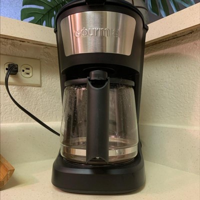 Gourmia 12 Cup One-touch Switch Coffee Maker With Auto Keep Warm Black ...