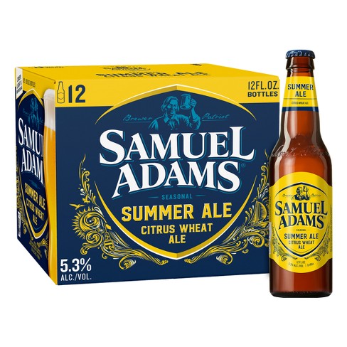 Samuel Adams Summer Ale Seasonal Beer - 12pk/12 Fl Oz Bottles : Target