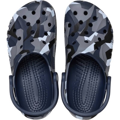 Crocs Adult Baya Seasonal Printed Clogs, Navy/Multi, M12 : Target