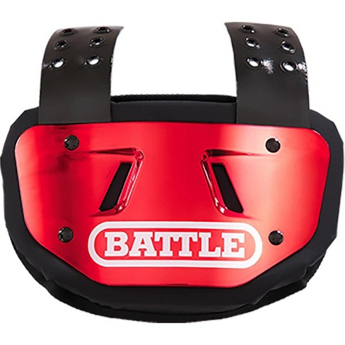 Battle Sports Adult Chrome Protective Football Back Plate - Red : Target