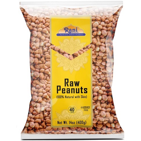 Peanuts, Raw Whole With Skin - 14oz (400g) - Rani Brand Authentic ...
