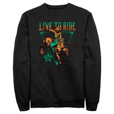 Men's Professional Bull Riders Live To Ride Sweatshirt - Black - X ...