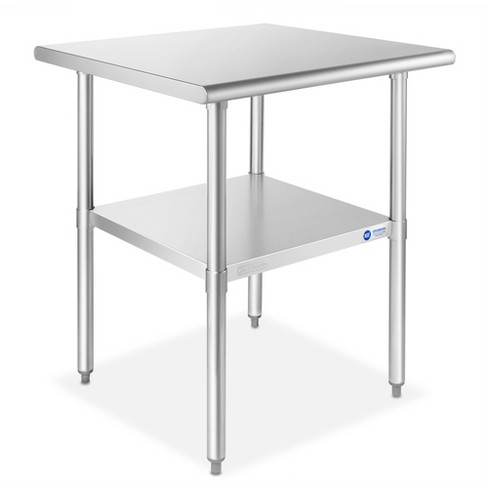 Gridmann Stainless Steel Table With Undershelf - 30 X 30 Inch, Nsf ...