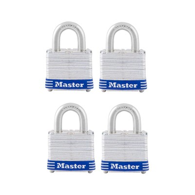 Master Lock 4pk 22mm Key Lock : Target