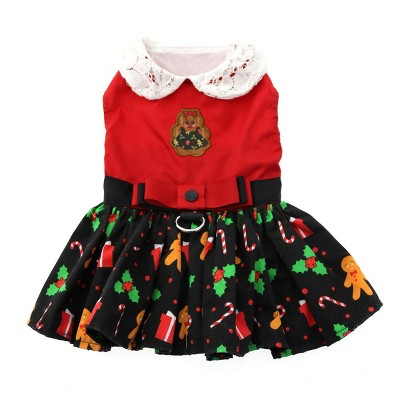 Doggie Design Holiday Dog Harness Dress - Gingerbread : Target