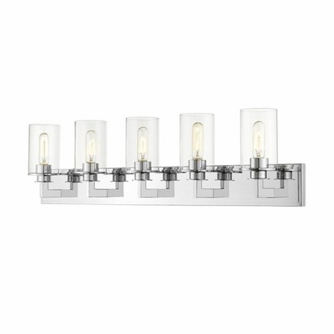 Z-lite Savannah 5 - Light Vanity In Chrome : Target