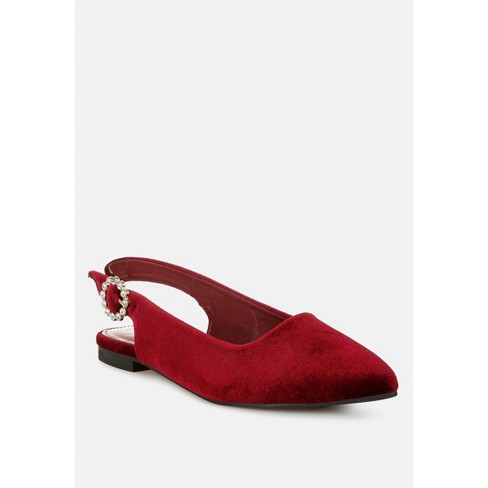 Dolan Velvet Slingback Flat Sandals : Target