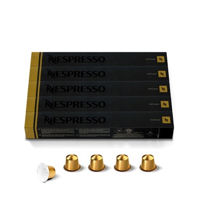 Nespresso Original Ristretto Italiano Capsules Dark Roast - 50ct : Target